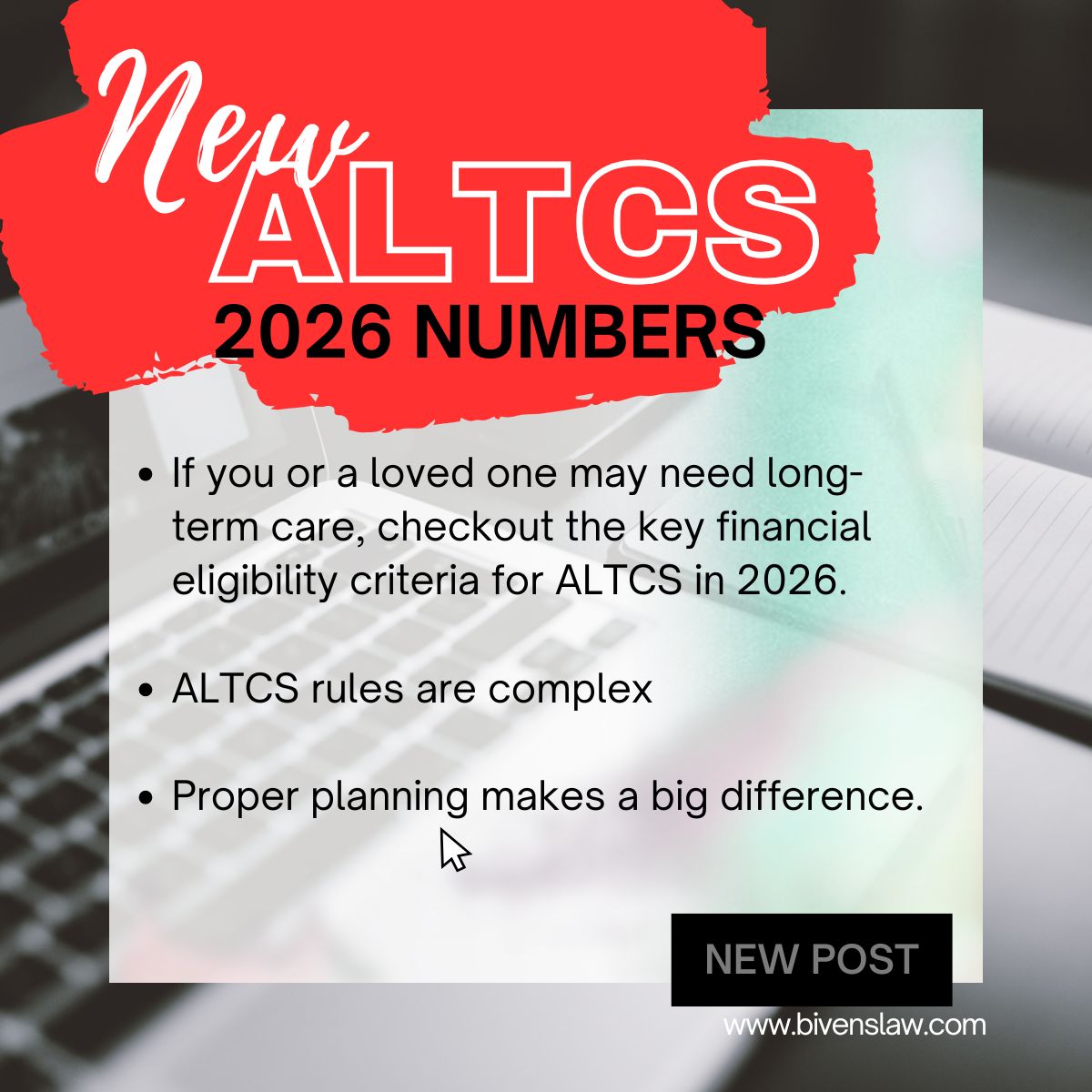 2026 ALTCS Eligibility Criteria - Bivens & Associates
